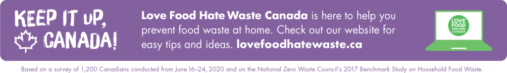 Food Waste in Canadian Homes in 2020 - Love Food Hate Waste Canada