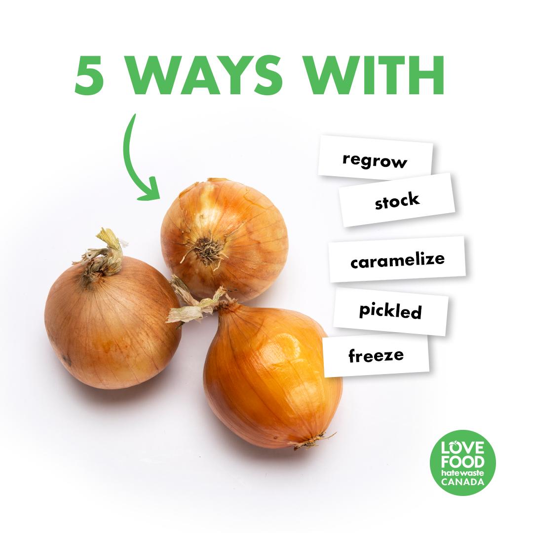 5 Ways with Onions - Love Food Hate Waste Canada